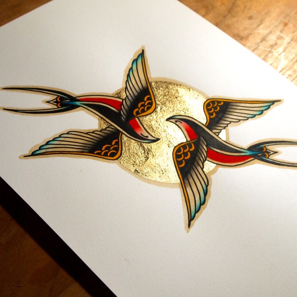 Traditional Tattoo Flash - Etsy