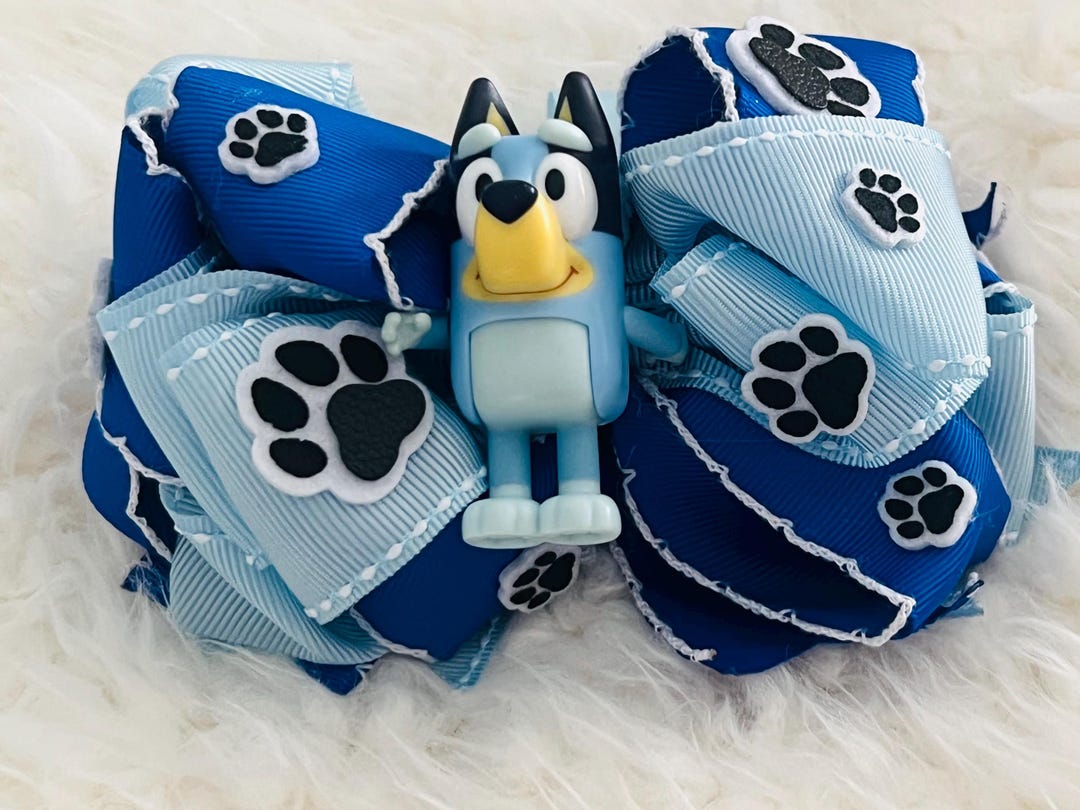 Bluey Paw Print Hair Clip for Little Girls - Etsy
