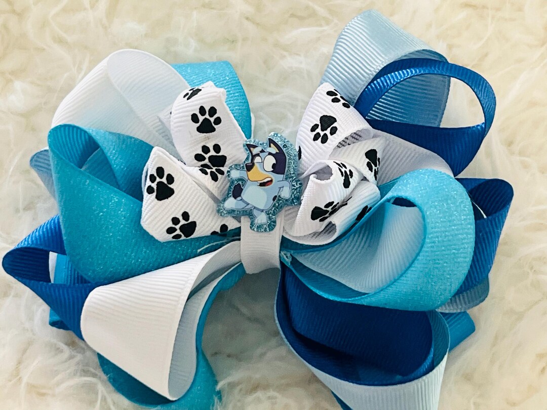 Bluey Paw Print Hair Clip for Little Girls - Etsy