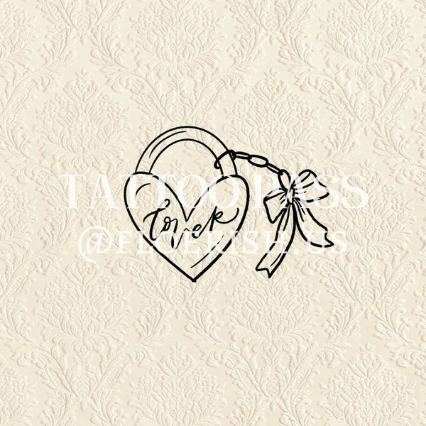 Locket Tattoo - Etsy