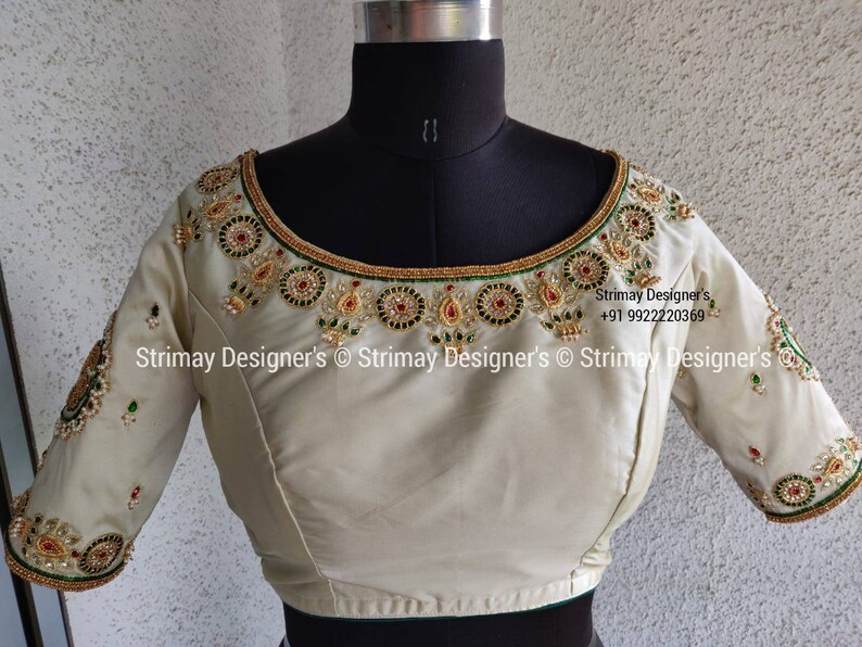 Maggam Blouse made to Order/handmade Blouse/ Bridal Blouse/saree Blouse ...