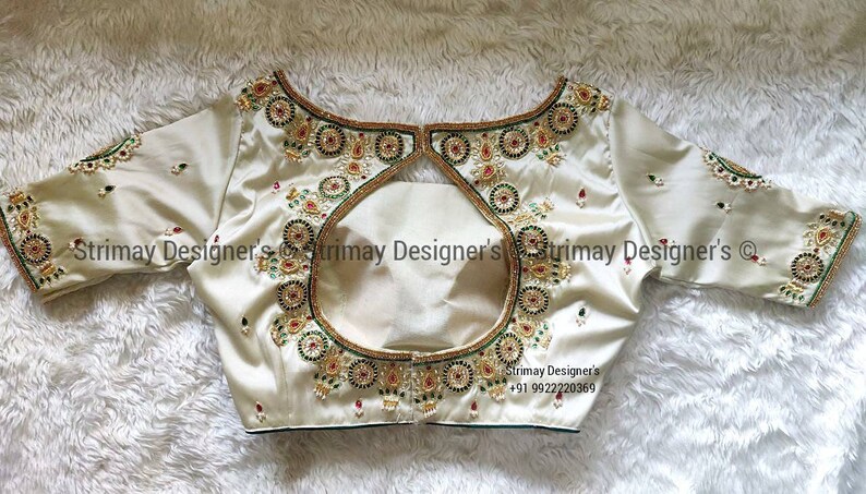 Maggam Blouse made to Order/handmade Blouse/ Bridal Blouse/saree Blouse ...
