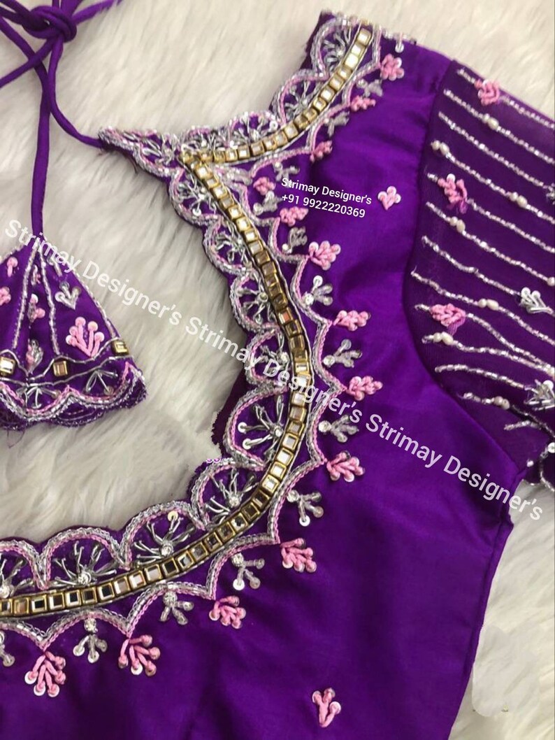 Maggam Blouse made to Order/ Handmade/ Aari Work - Etsy