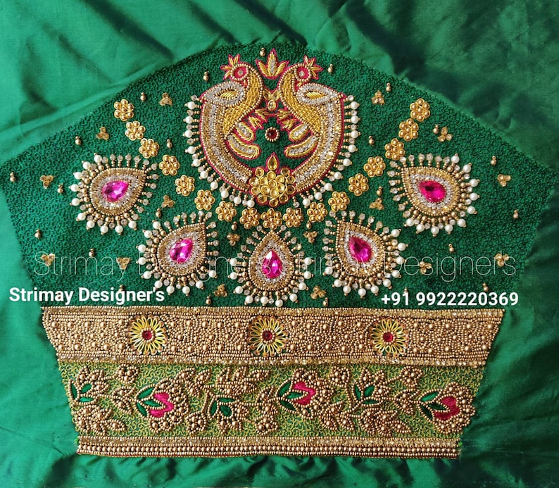 Maggam Blouse/made to Order/ Handmade Blouse/ Saree Blouse/embroidery ...