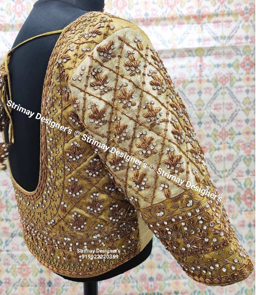 Maggam Blouse/made to Order/ Bridal /handmade Blouse/ Saree Blouse ...