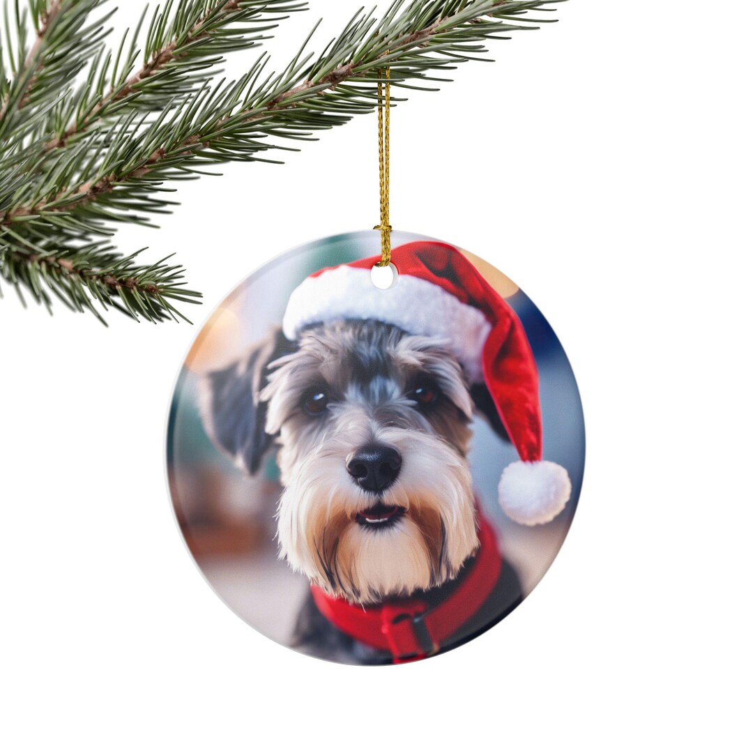 Schnauzer Decoration for Christmas Tree - Etsy