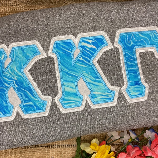 Sorority Stitched Letters - Etsy