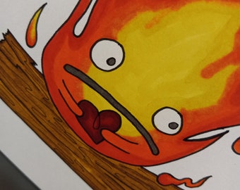 Calcifer Art - Etsy
