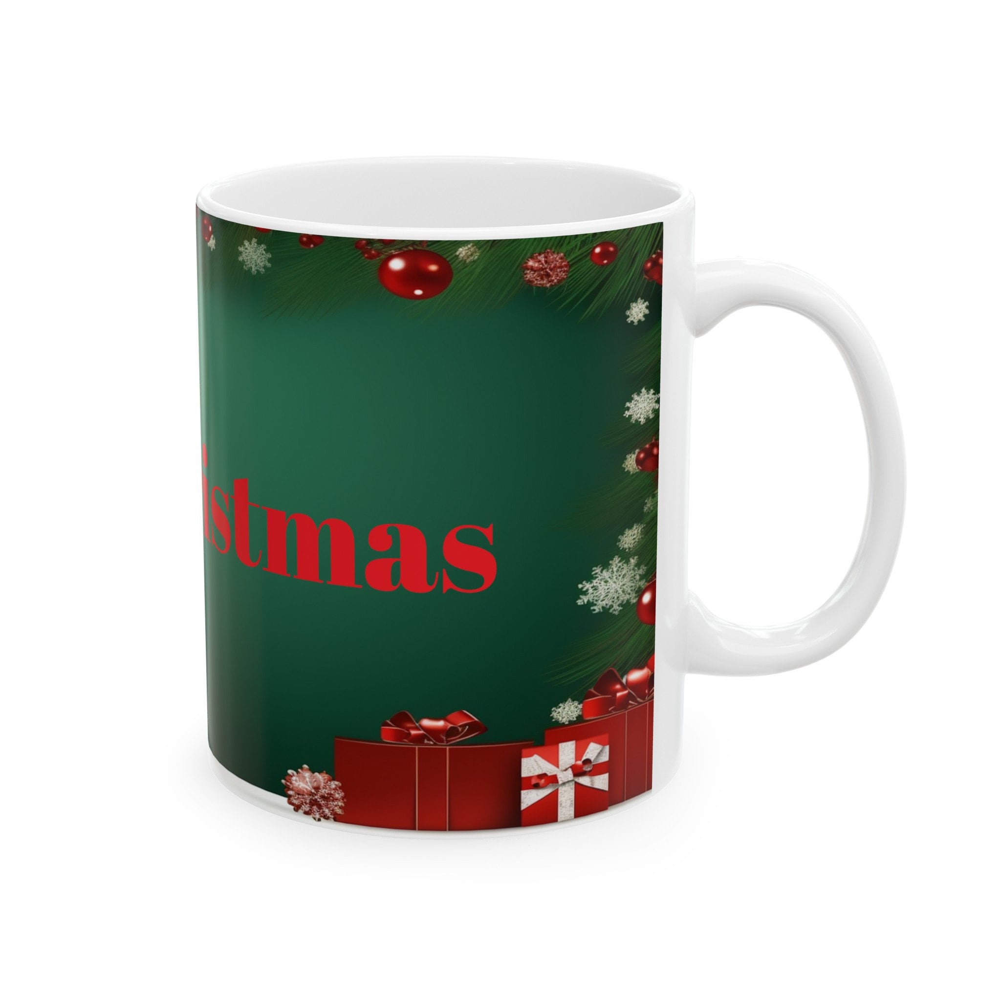 Merry Christmas Holiday Ceramic Mug 11oz,coffee Lovers Mug,tea Mug ...