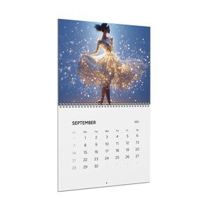 Luxe Evening Gown Wall Calendar, 2025 Fashion Calendar Woman Mom ...
