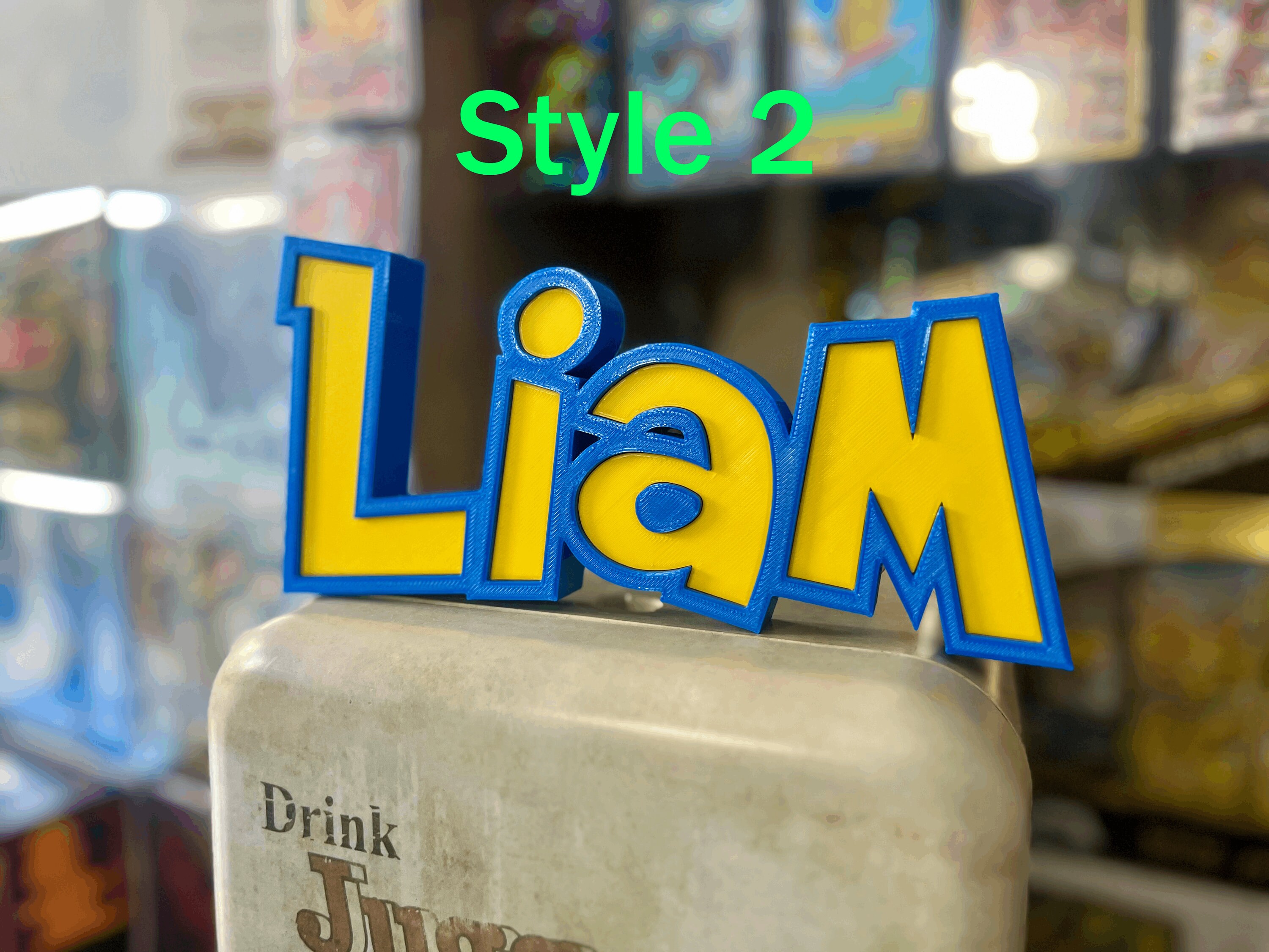 Personalized Custom POKEMON Style Nameplate Sign Decoration / 3D ...