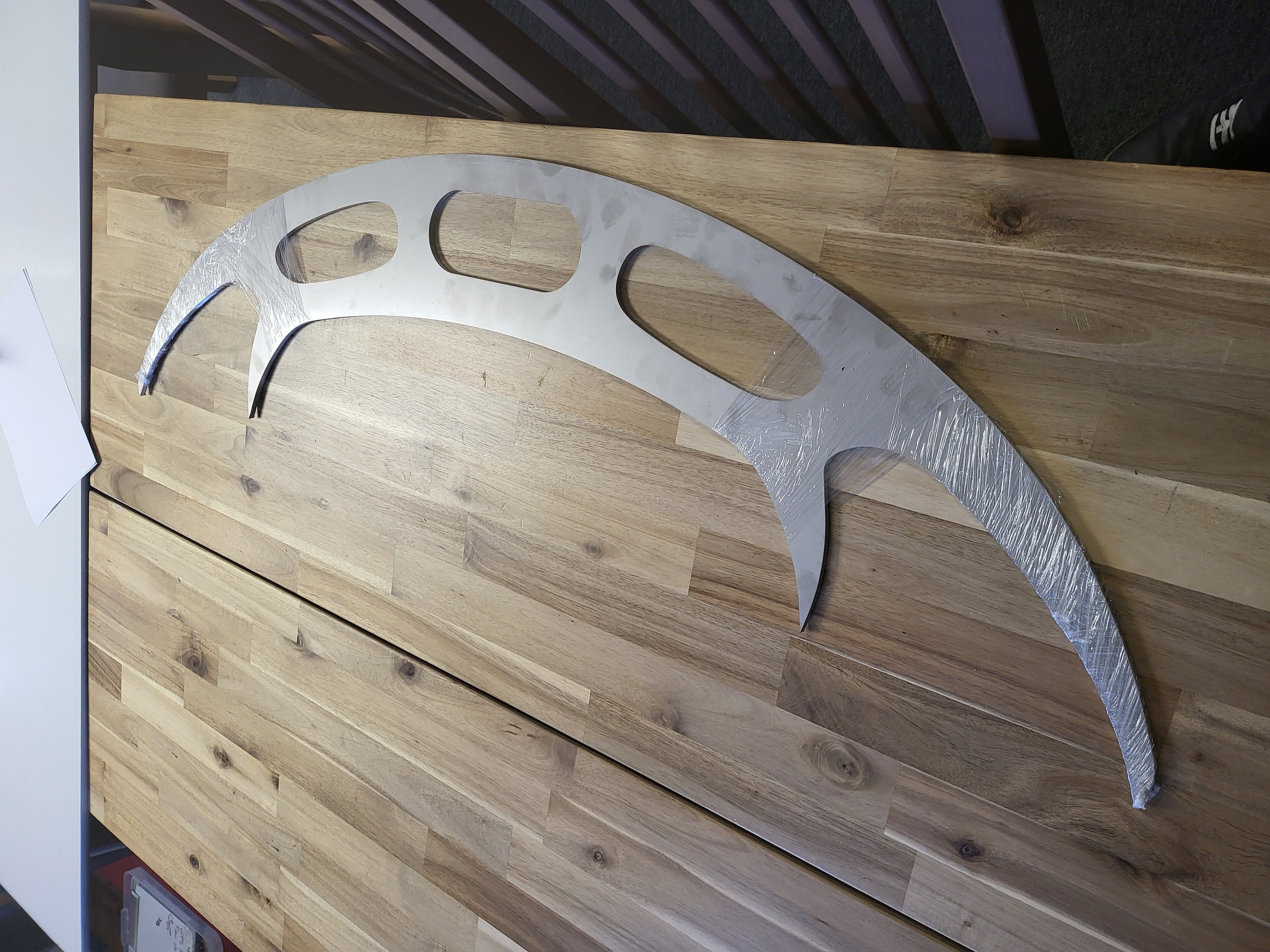 Star Trek Klingon Bat'leth Steel True Size Metal - Etsy