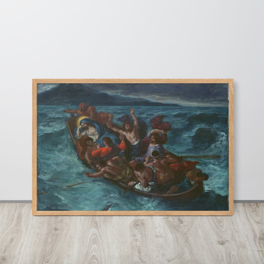 Eugène Delacroix Christ Asleep During the Tempest 1853 Fine Art Print ...