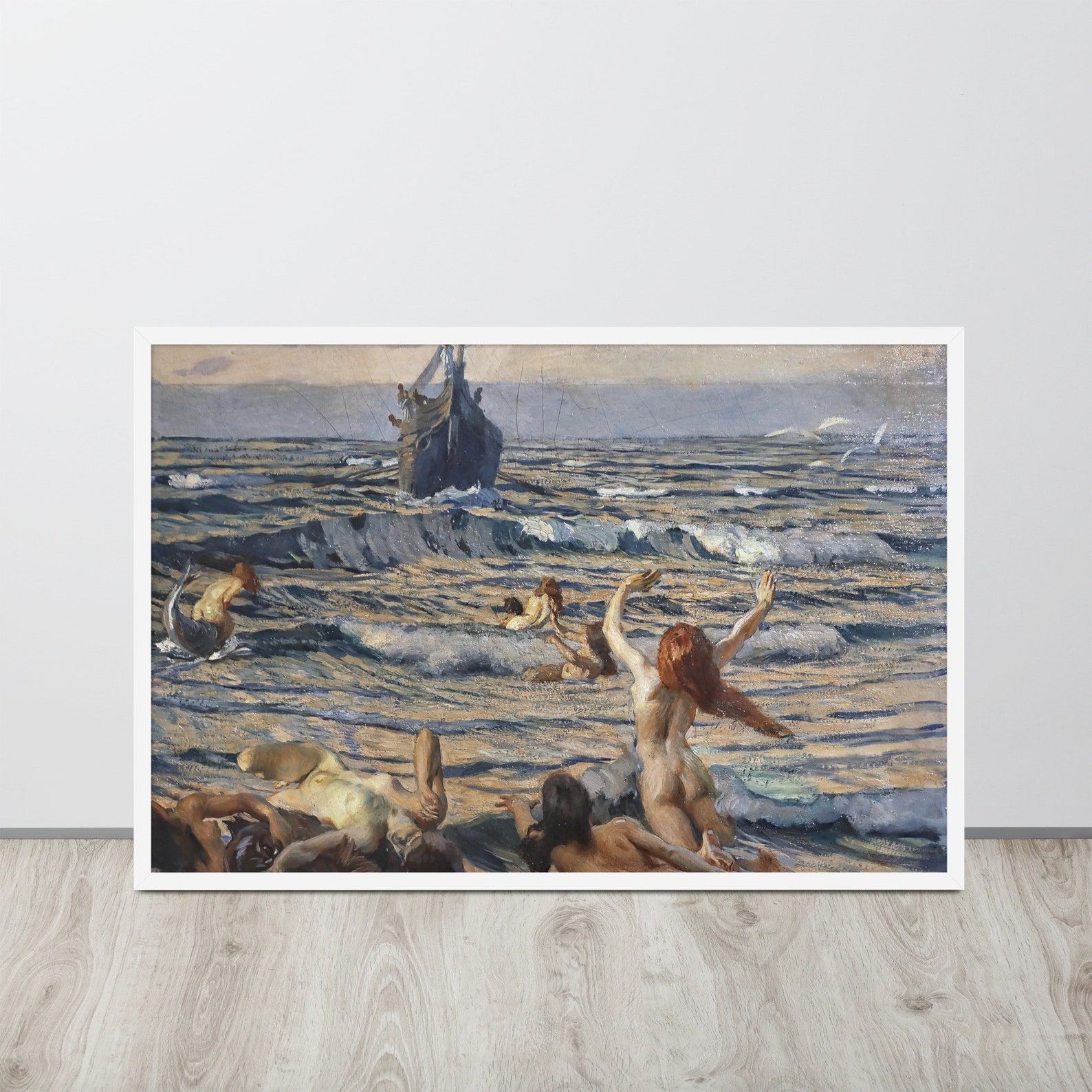 Ettore Tito Return of Ulysses 1919 Fine Art Print - Etsy