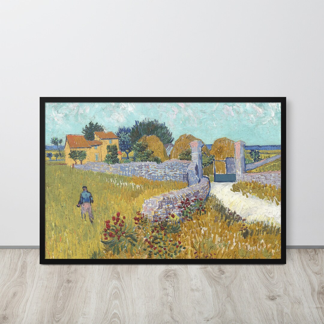 Vincent Van Gogh - Farmhouse in Provence (1888) - Fine Art Print - Etsy