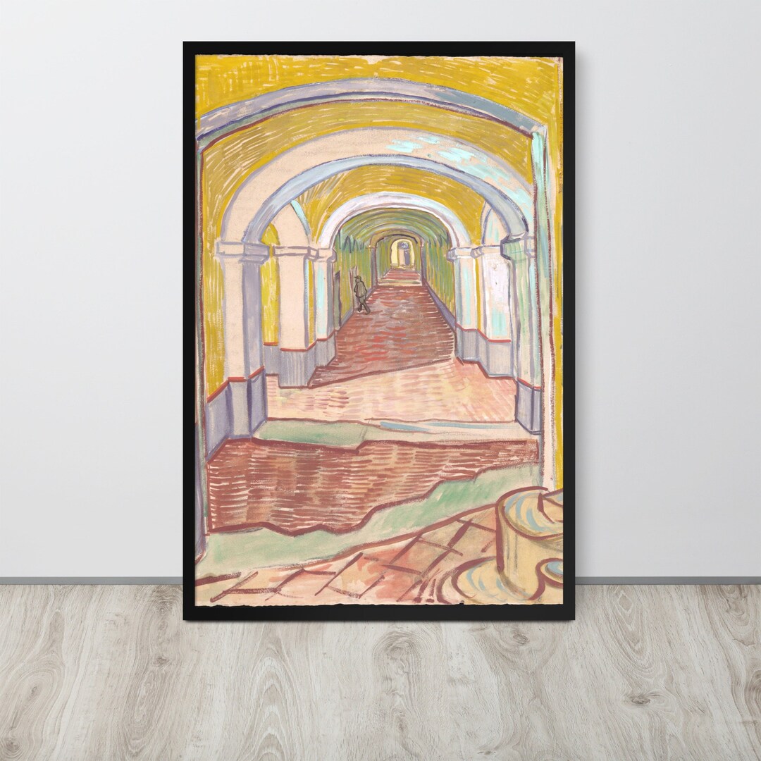 Vincent Van Gogh - Corridor in the Asylum (1889) - Fine Art Print - Etsy