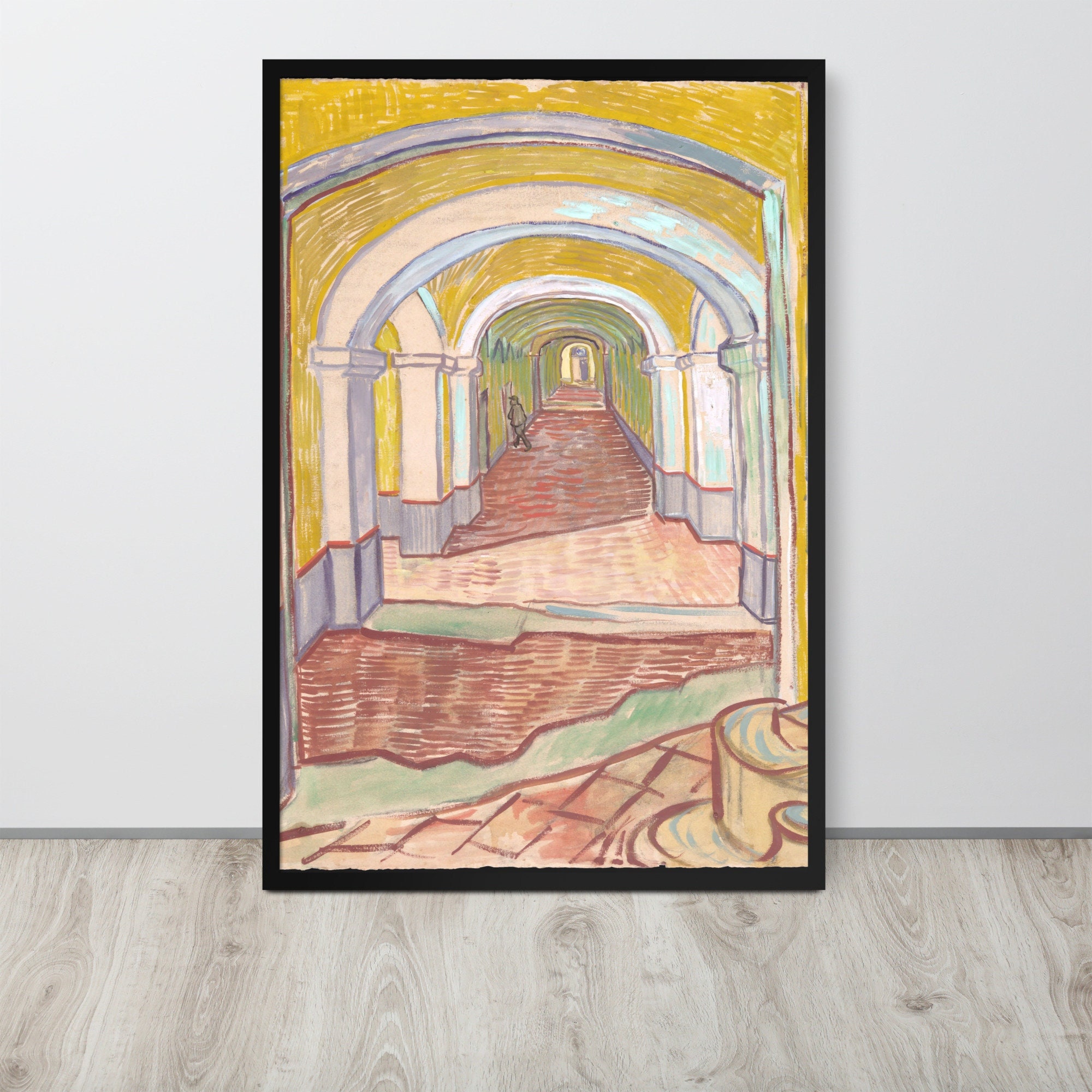 Vincent Van Gogh - Corridor in the Asylum (1889) - Fine Art Print - Etsy