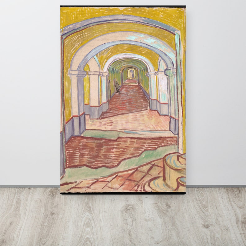 Vincent Van Gogh - Corridor in the Asylum (1889) - Fine Art Print - Etsy