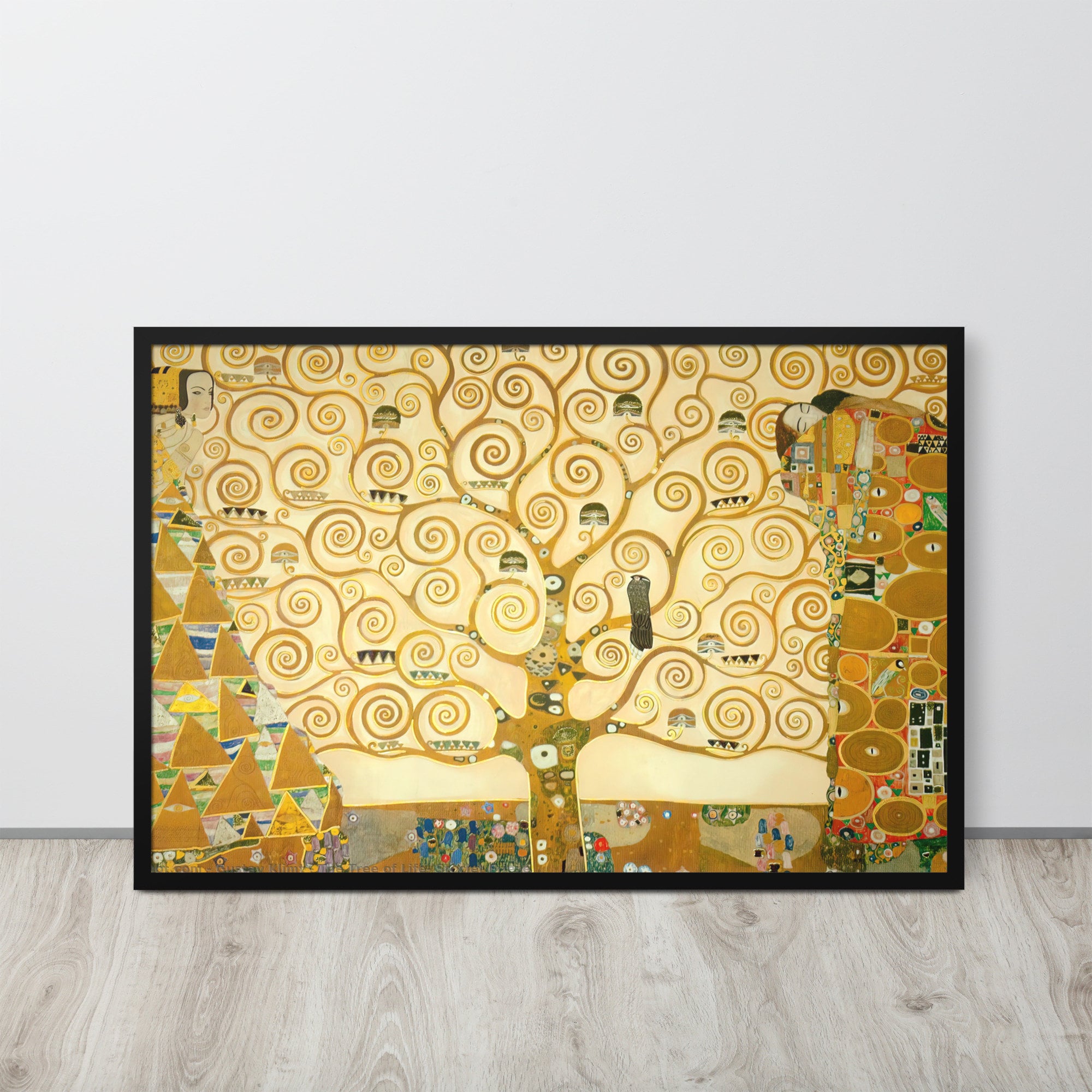 Gustav Klimt - the Tree of Life, Stoclet Frieze (1909) - Fine Art Print ...