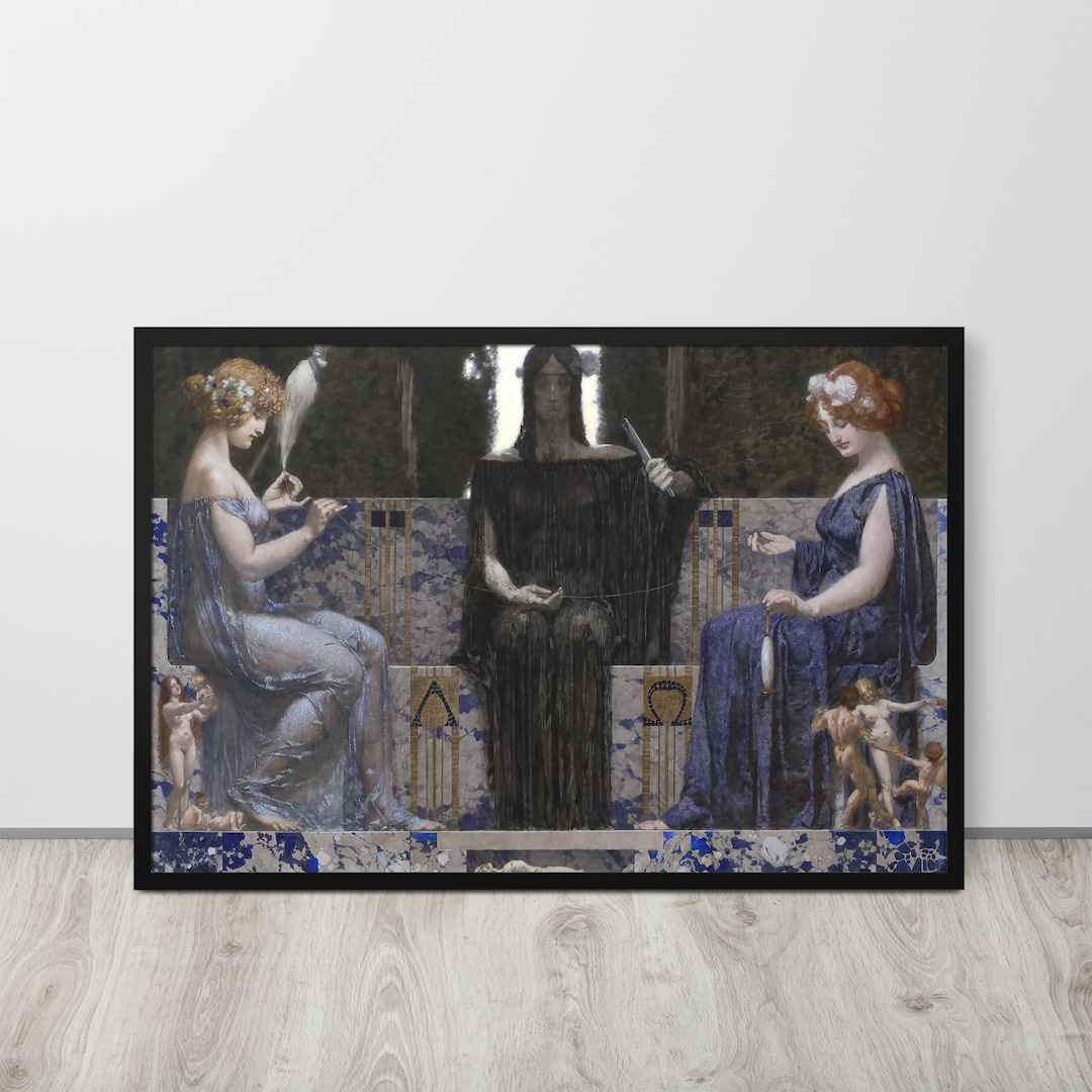 Alexander Rothaug - the Three Fates (1910) - Fine Art Print - Etsy