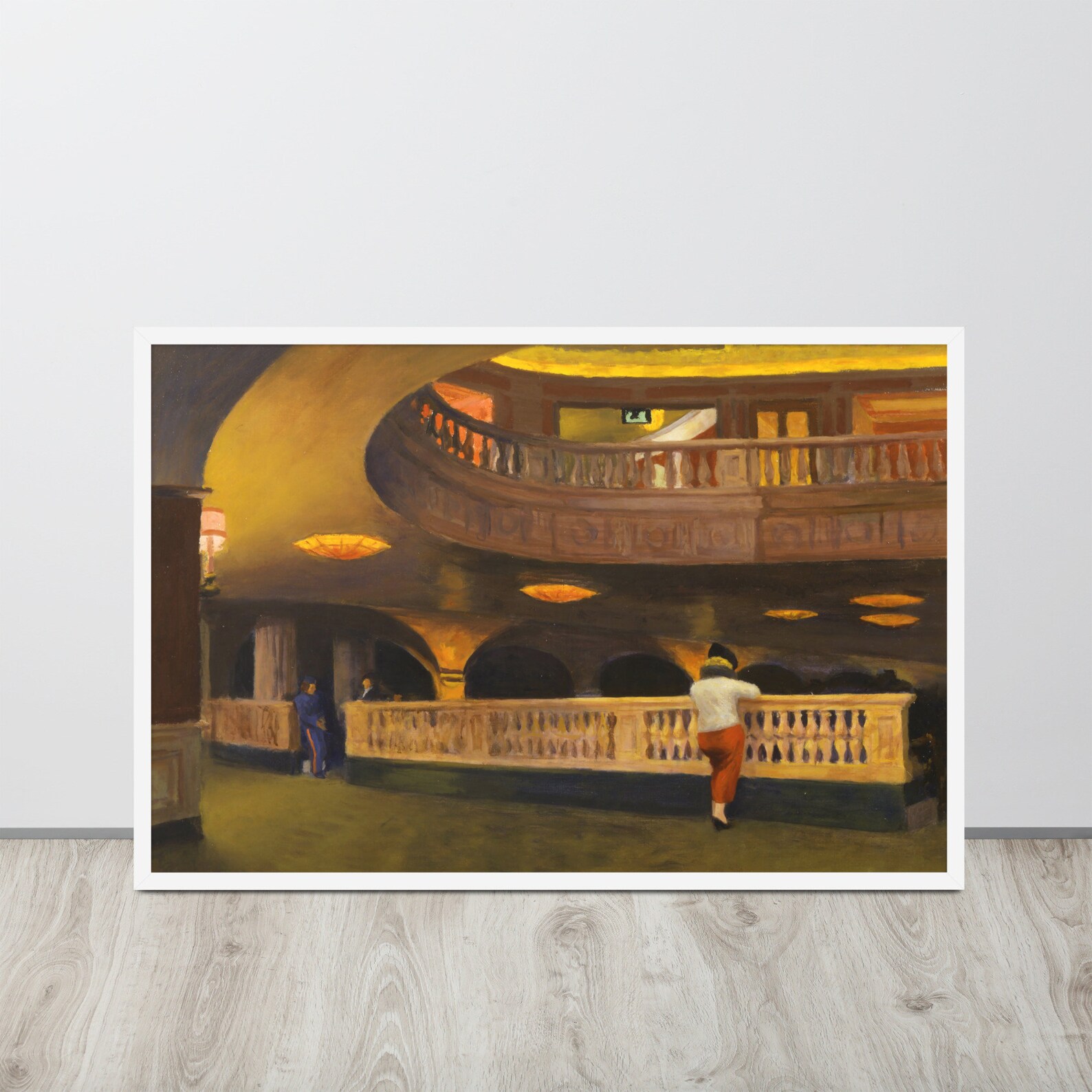 Edward Hopper - the Sheridan Theatre - Fine Art Print - Etsy