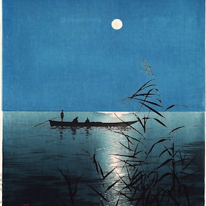 Shoda Koho - Moonlit Sea - Fine Art Print - Etsy