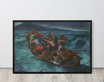 Christ Asleep During the Tempest by Eugène Delacroix, Vintage Painting ...