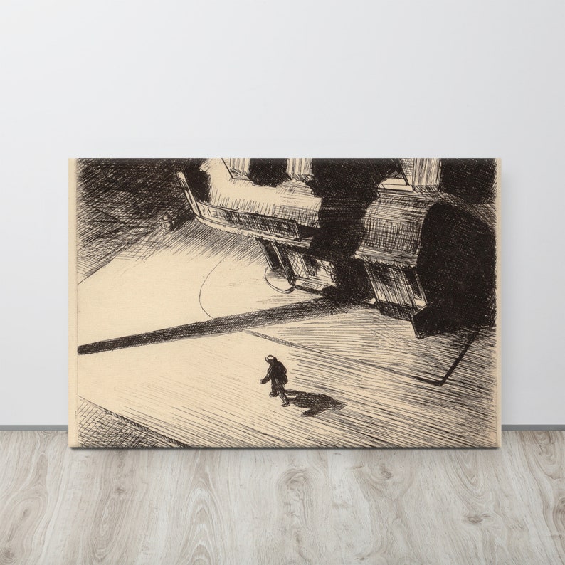 Edward Hopper - Night Shadows (1921) - Fine Art Print - Etsy