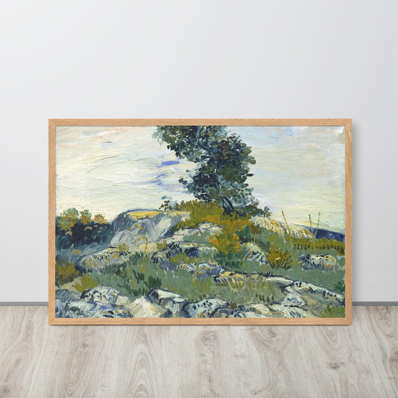 Vincent Van Gogh - the Rocks (1888) - Fine Art Print - Etsy