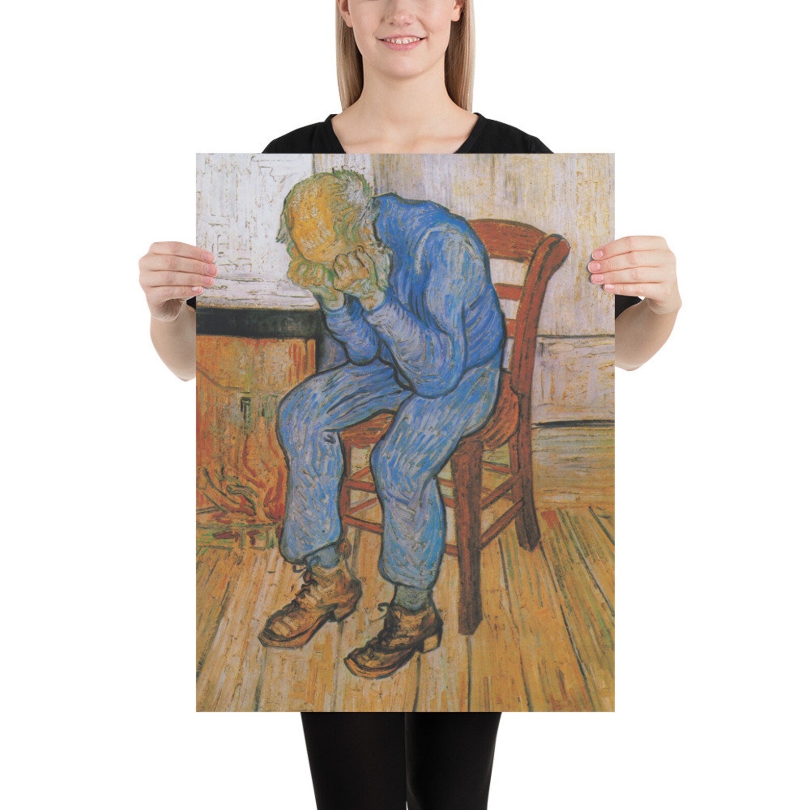Vincent van Gogh Sorrowing Old Man At Eternity's Gate | Etsy