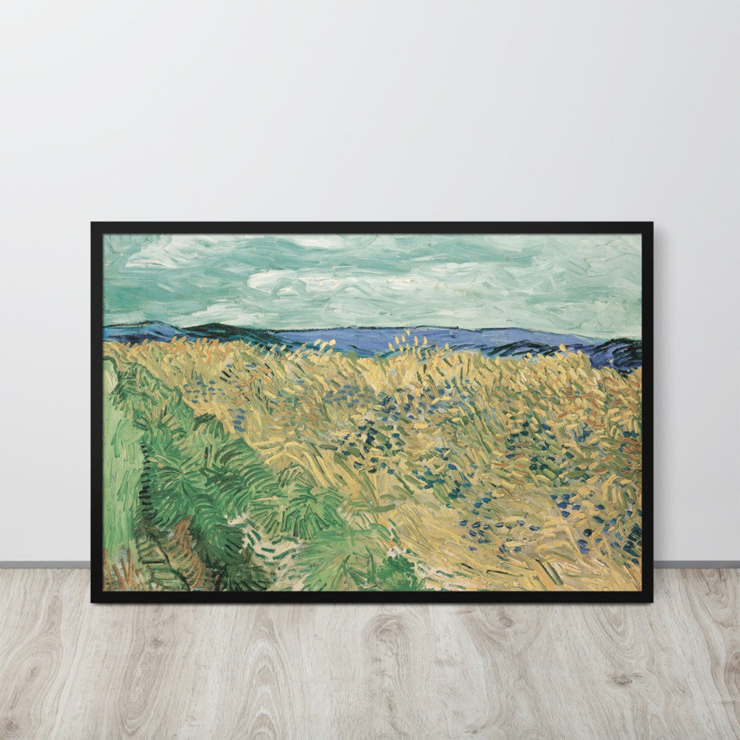 Vincent Van Gogh - Wheat Field With Cornflowers (1890) - Fine Art Print ...