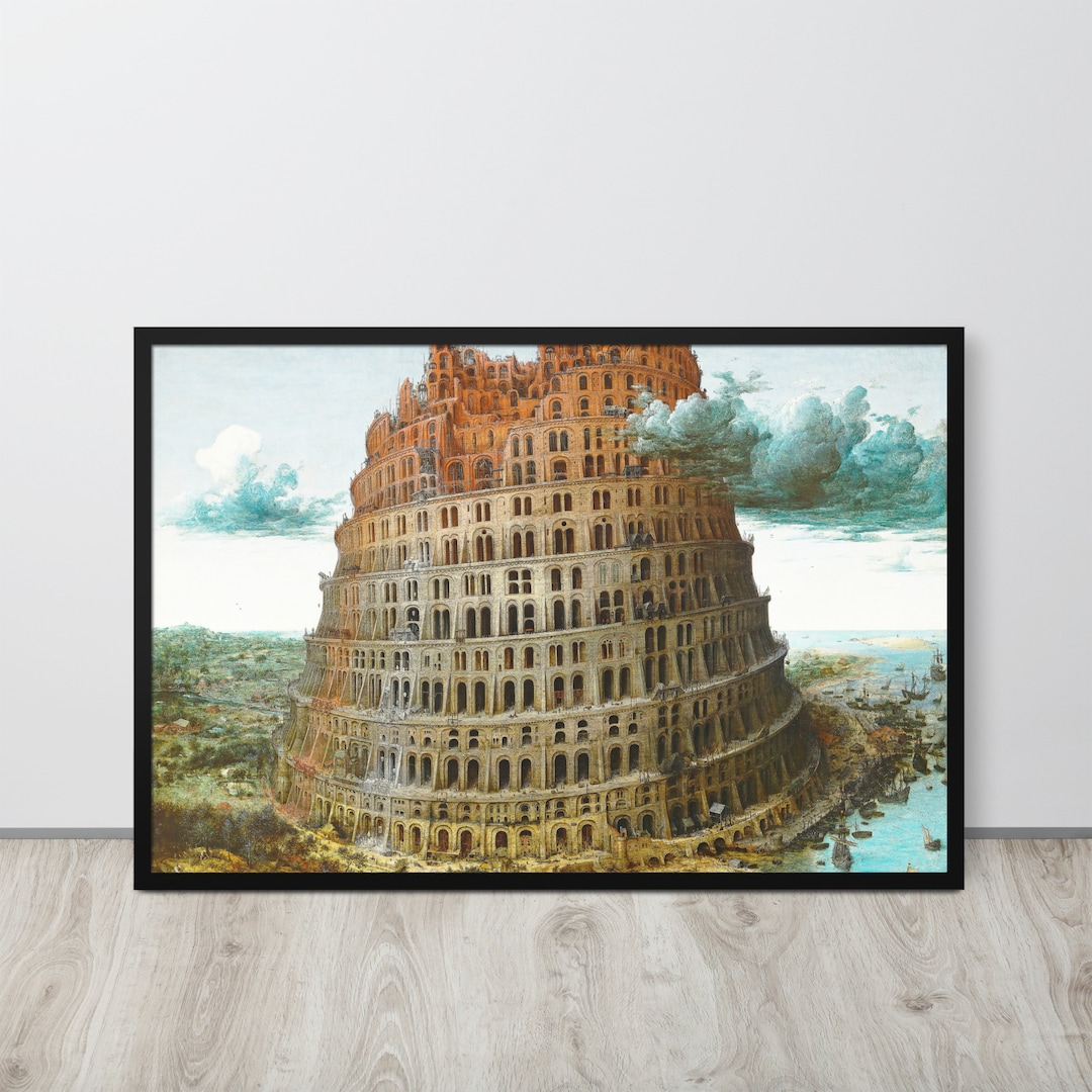 Pieter Bruegel the Elder the Tower of Babel 1563 Fine Art Print - Etsy