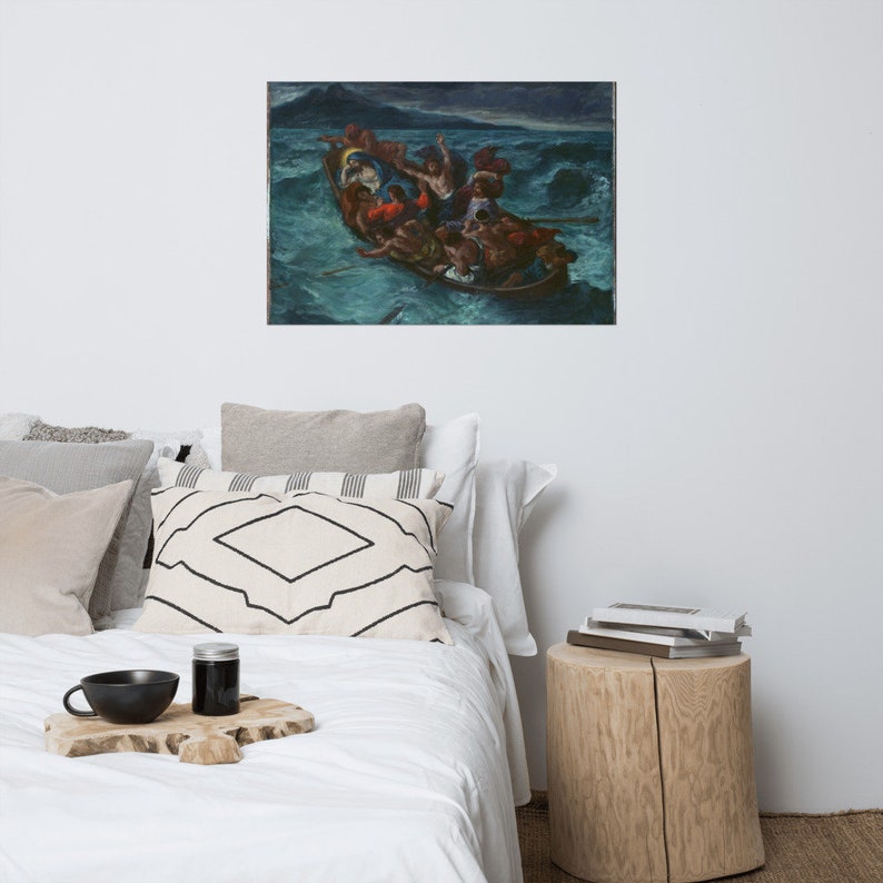 Eugène Delacroix Christ Asleep During the Tempest 1853 Fine Art Print ...