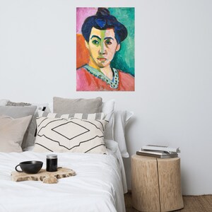 Henri Matisse - Retrato de Madame Matisse: La Línea Verde (1905 ...