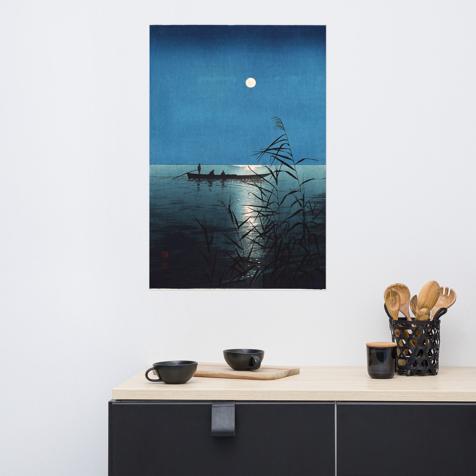 Shoda Koho - Moonlit Sea - Fine Art Print - Etsy