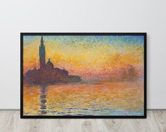 Claude-monet-san-giorgio-maggiore-at-dusk - Etsy