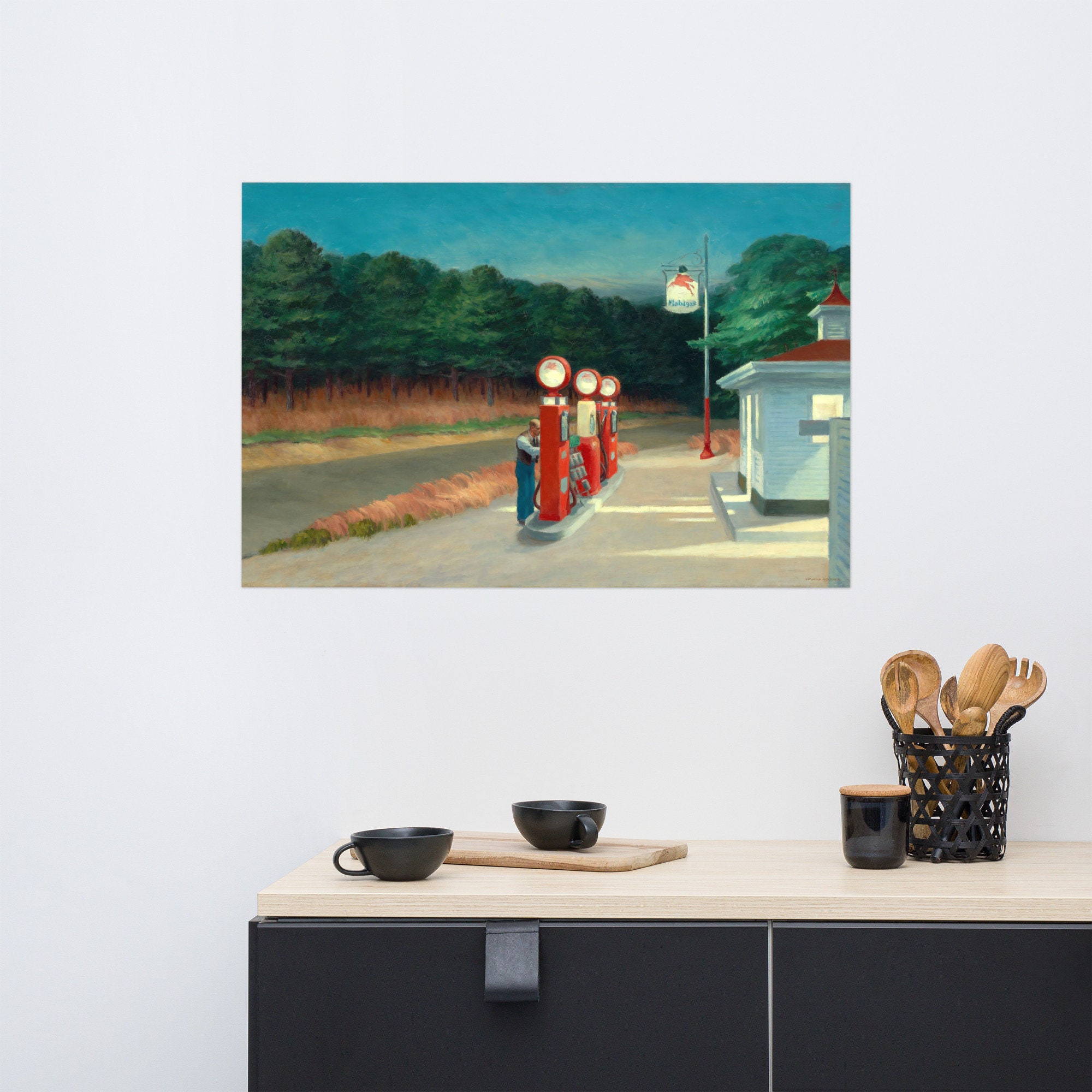 Edward Hopper - Gas (1940) - Fine Art Print - Etsy