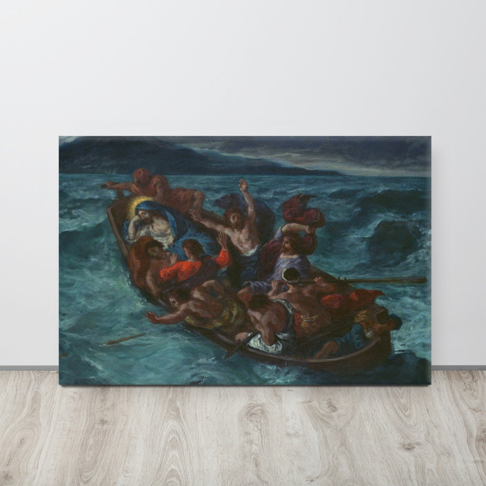 Eugène Delacroix Christ Asleep During the Tempest 1853 Fine Art Print ...