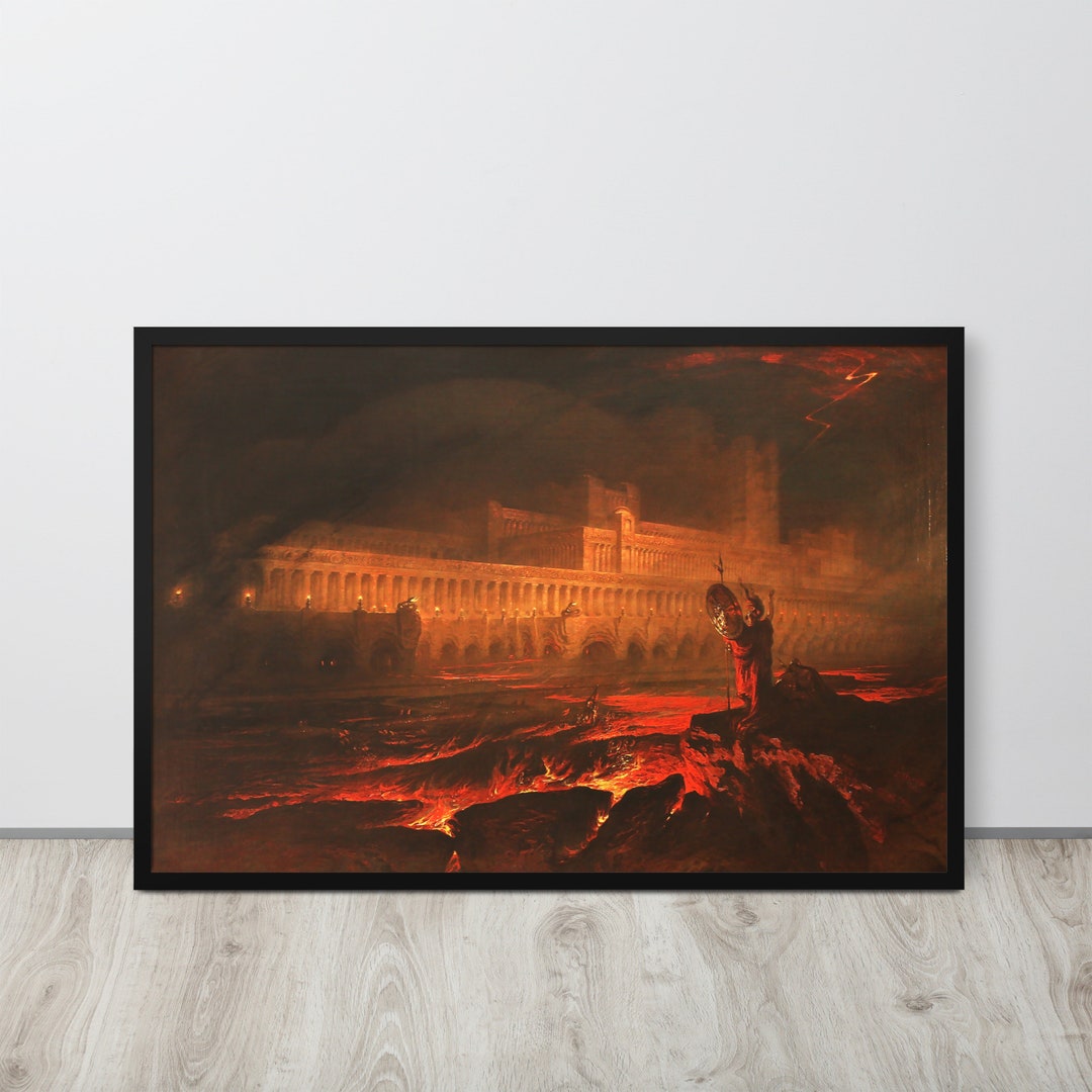 John Martin - Pandemonium (1841) - Fine Art Print - Etsy