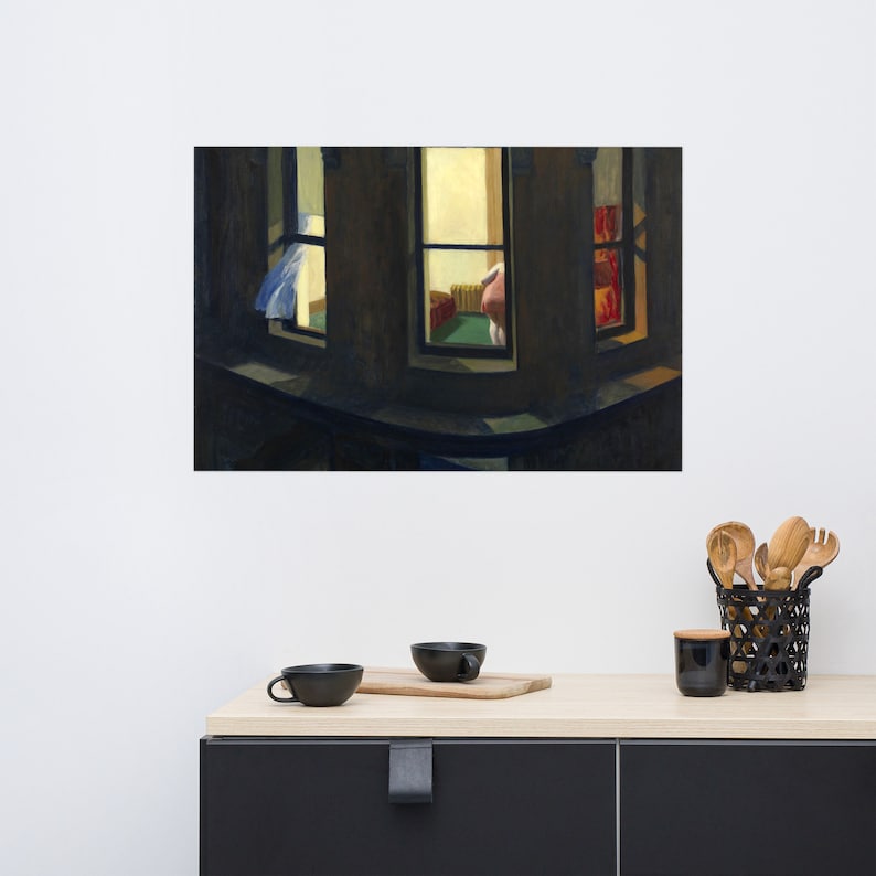 Edward Hopper - Night Windows (1928) - Fine Art Print - Etsy