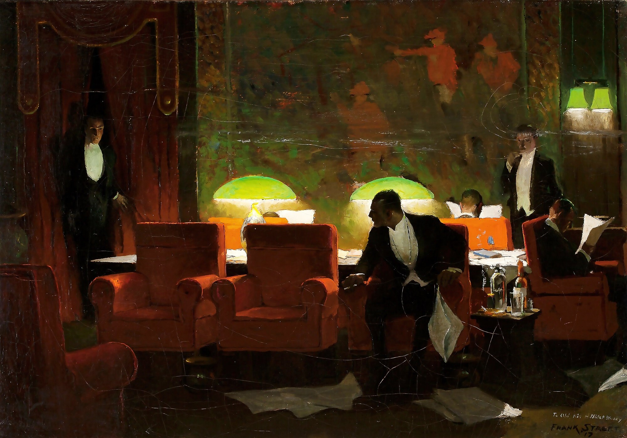 Frank Street - A Gentleman’s Club (1917) - Fine Art Print - Etsy