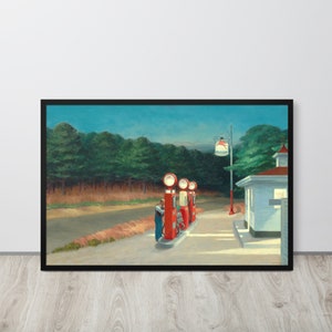 Edward Hopper - Gas (1940) - Fine Art Print - Etsy