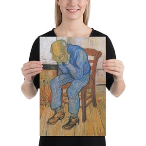 Vincent van Gogh Sorrowing Old Man At Eternity's Gate | Etsy