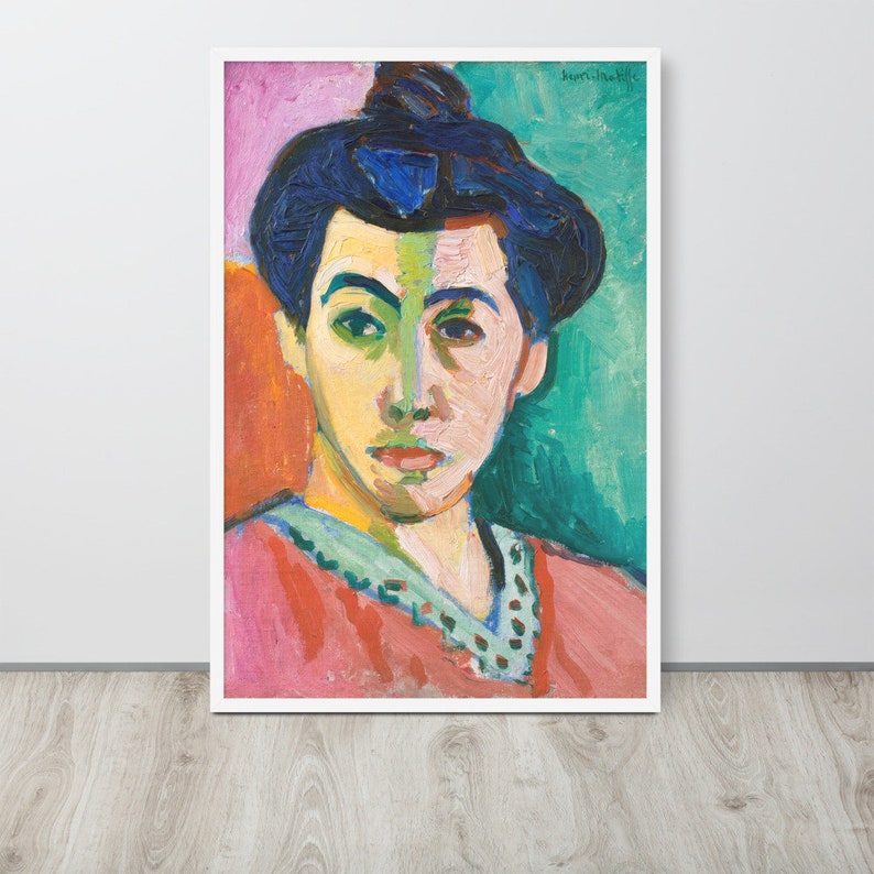 Henri Matisse - Retrato de Madame Matisse: La Línea Verde (1905 ...