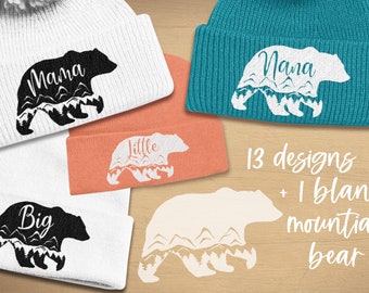 Bear Family Svg Bundle Svg Mama Bear Family Bundle Svg - Etsy
