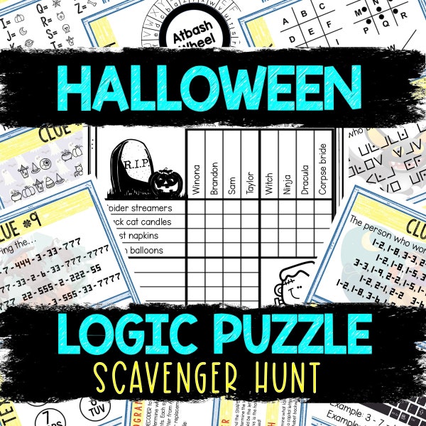 Logic Puzzle Printable - Etsy