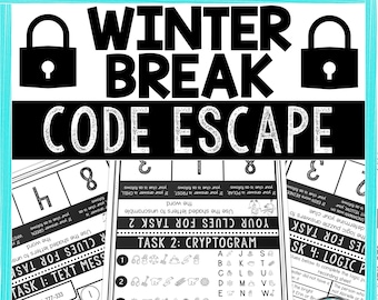 Christmas Escape Room for Kids Printable Party Game - Etsy