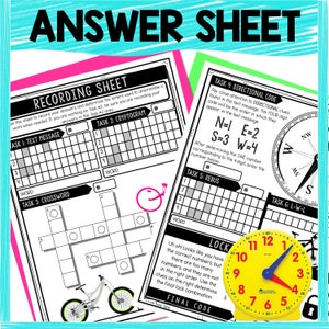 Bike Lock Escape Room Code for Kids - Printable Party Game – Birthday ...