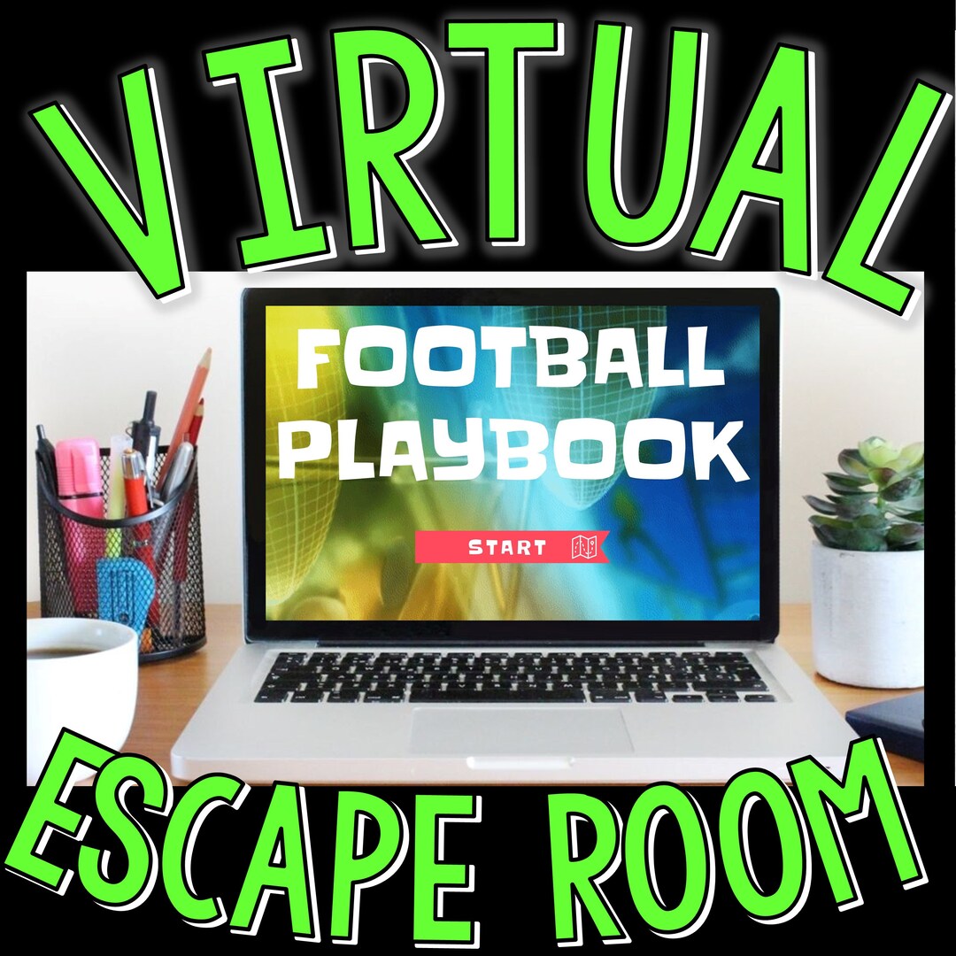 Virtual Escape Room for Kids, Football Playbook, Digital Escape Room ...