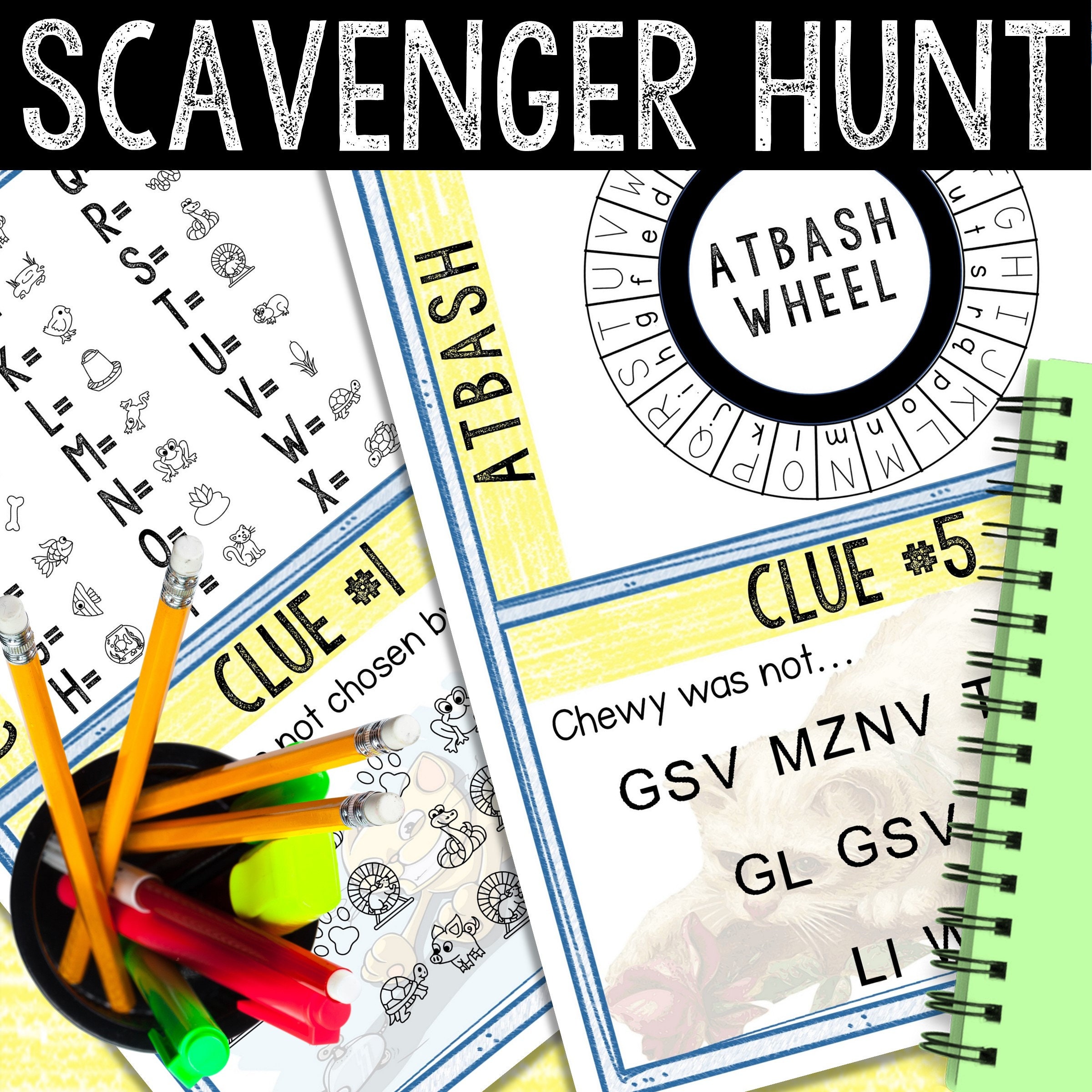 Logic Puzzle Scavenger Hunt Game for Kids Party Game Pet - Etsy